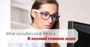 The 6 Second Resume Scan: How Can You Make It - Wisestep