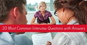 20 Most Common Interview Questions and their Answers - Wisestep