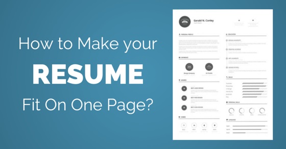 How To Make Your Resume Fit On One Page 25 Best Ways WiseStep