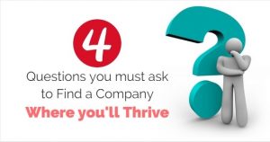 Questions you must ask to find a Company where you'll thrive - Wisestep