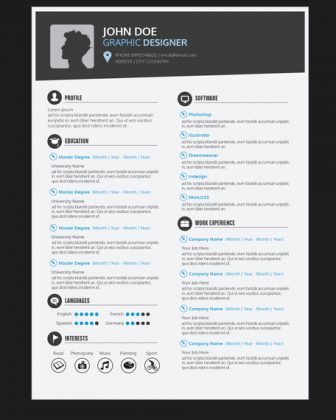 20 Eye-Catching Designer Resume Templates to Get a Job - Wisestep