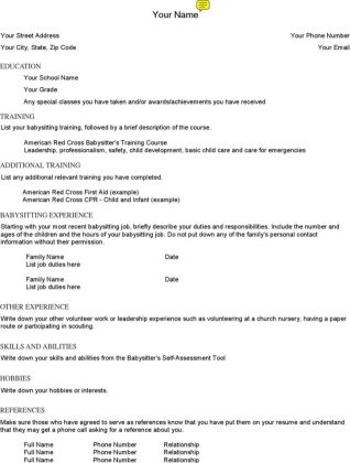 18 Best Babysitter Resume Sample Templates - Wisestep