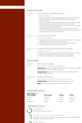 17 Best Internship Resume Templates to Download for Free - Wisestep
