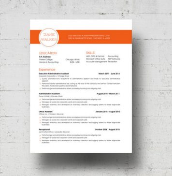 30 Simple and Basic Resume Templates for all Jobseekers - Wisestep