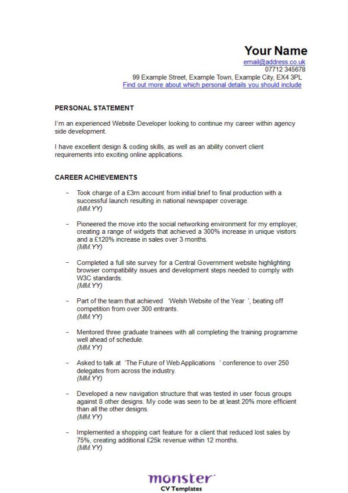30 Best Developer (Software Engineer) Resume Templates - Wisestep