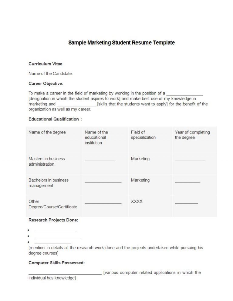 21 Perfect Marketing Resume Templates for Every Job Seeker - Wisestep