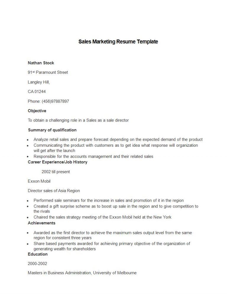 21 Perfect Marketing Resume Templates for Every Job Seeker - Wisestep