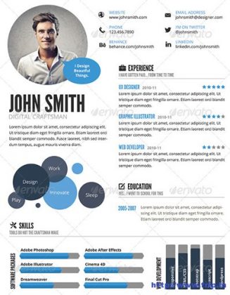 29 Awesome Infographic Resume Templates You Want to Steal - Wisestep